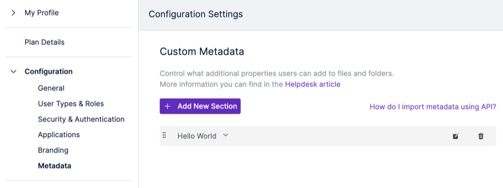 Using Metadata in the Web UI – Egnyte