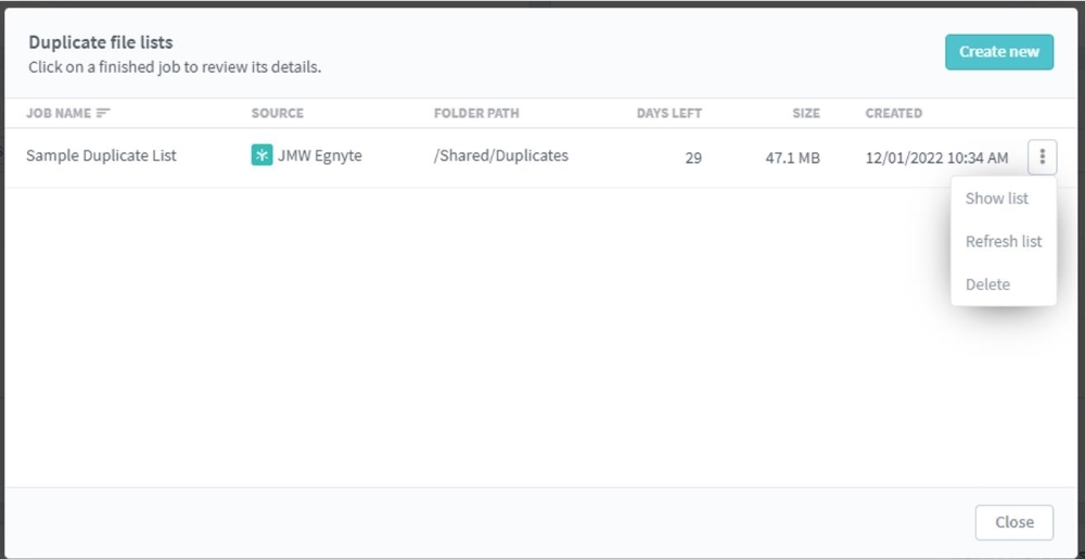 Duplicate File Remediation – Egnyte