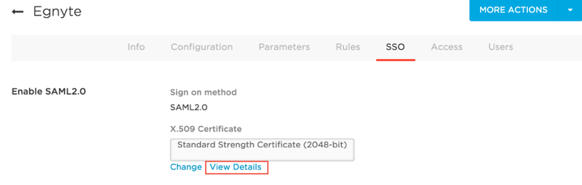 OneLogin Installation Guide – Egnyte