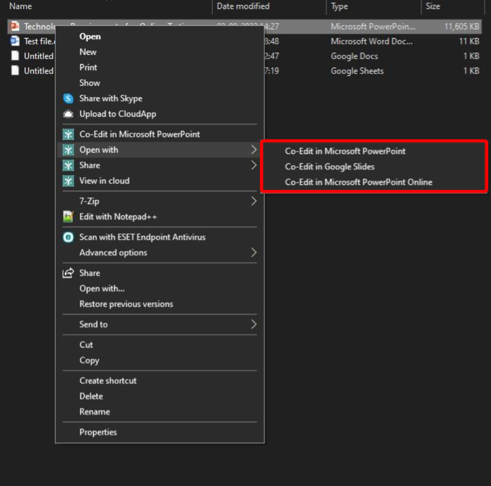 Co-Editing Access from Desktop App – Egnyte