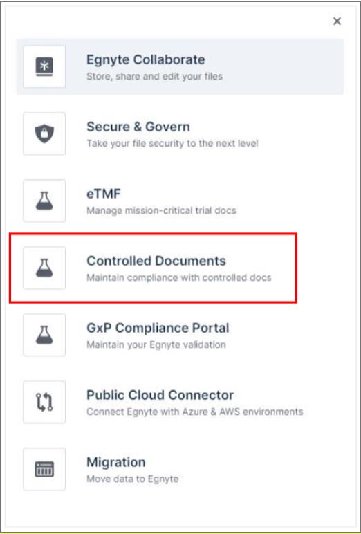 Controlled Document Management Application for End Users – Egnyte