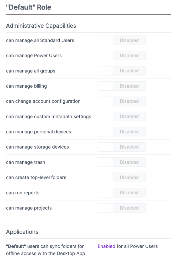 Role-Based Administration – Egnyte