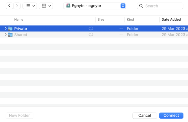 Connected Folders on the Desktop App – Egnyte