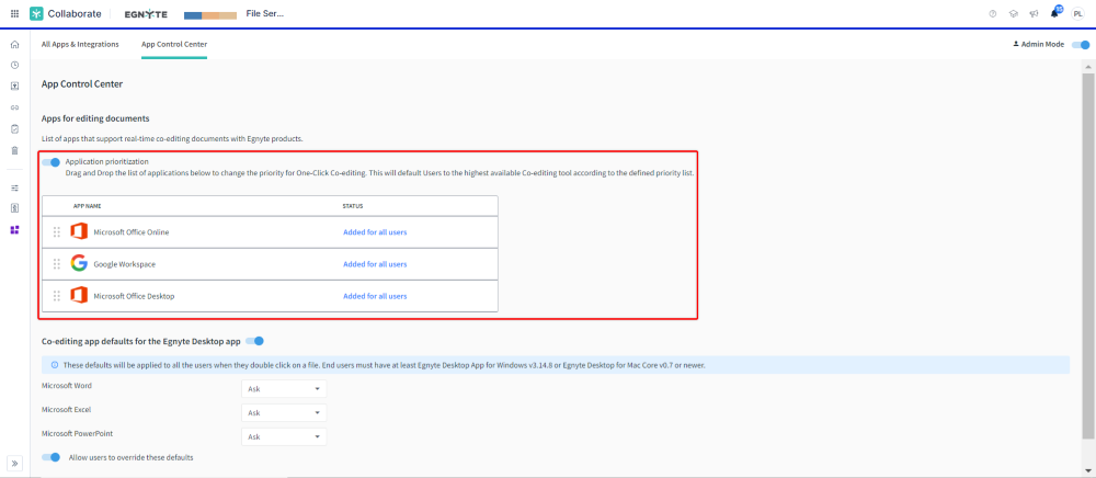 Configure Co-Editing for Microsoft Office Desktop – Egnyte
