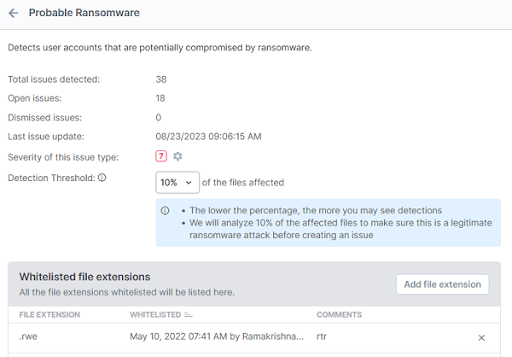 Customizing Entropy Based Ransomware Detections Egnyte