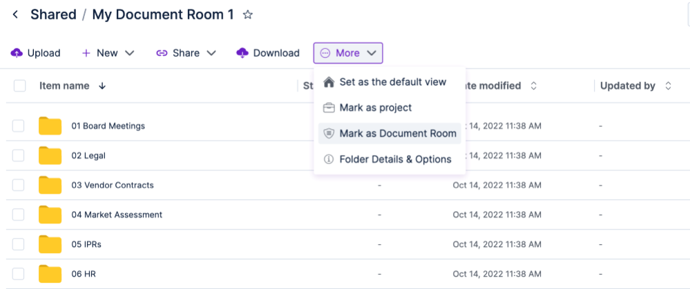 Create and Manage Document Rooms – Egnyte