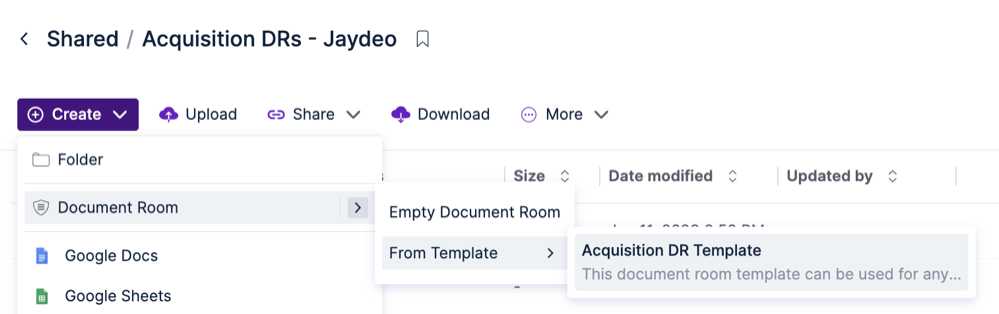 Create and Manage Document Rooms – Egnyte