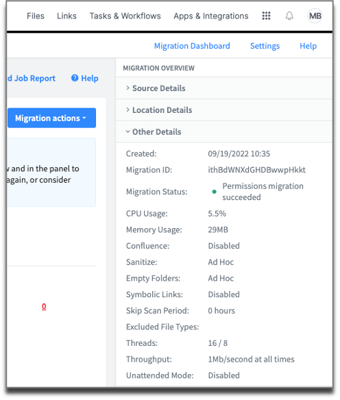 Advanced Mode in Migration App – Egnyte