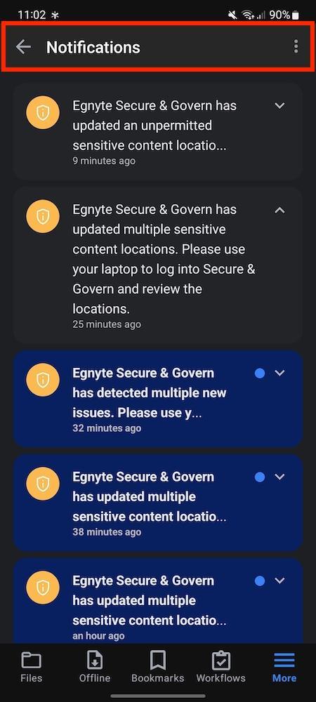 Secure and Govern Notifications in the Egnyte Android App – Egnyte Secure and Govern Notifications in the Egnyte Android App – Egnyte