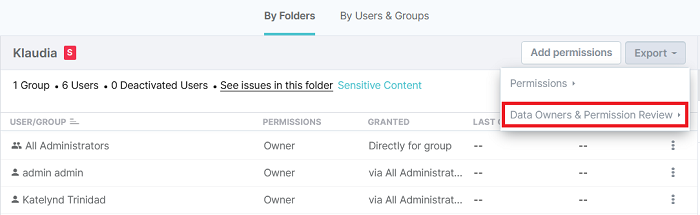 Secure & Govern (20.4) - Data Owner & Permission Review Information ... Secure & Govern (20.4) - Data Owner & Permission Review Information ...
