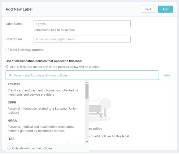 Document Labeling – Egnyte