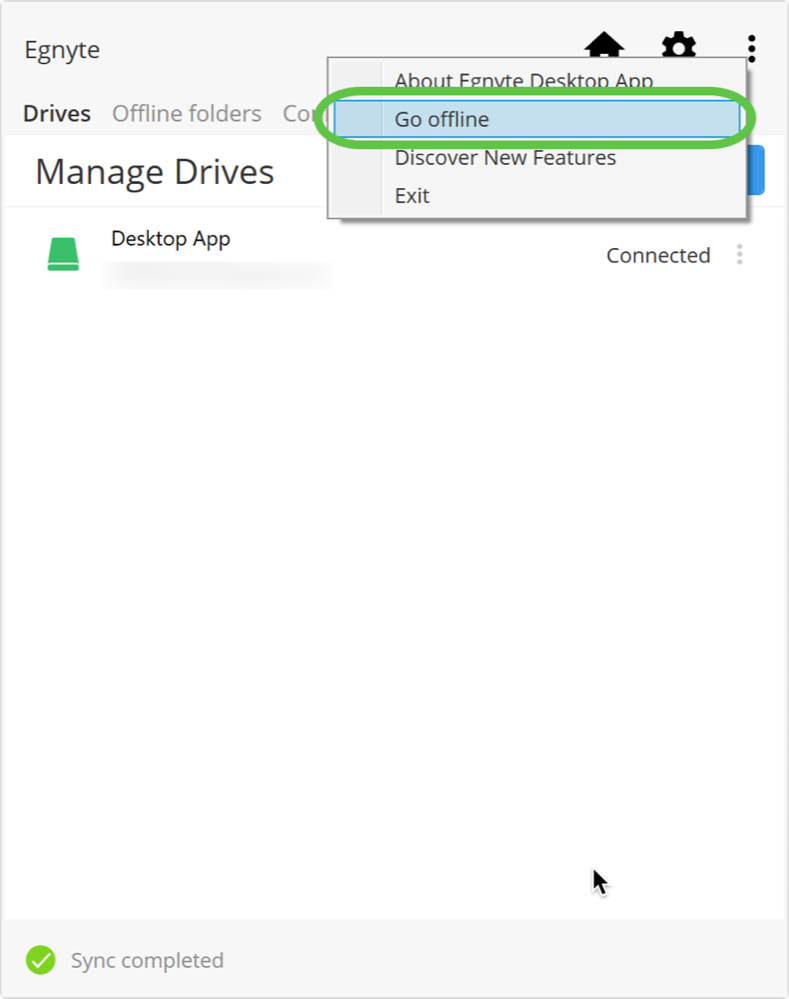 Sync for Offline Access with the Desktop App – Egnyte