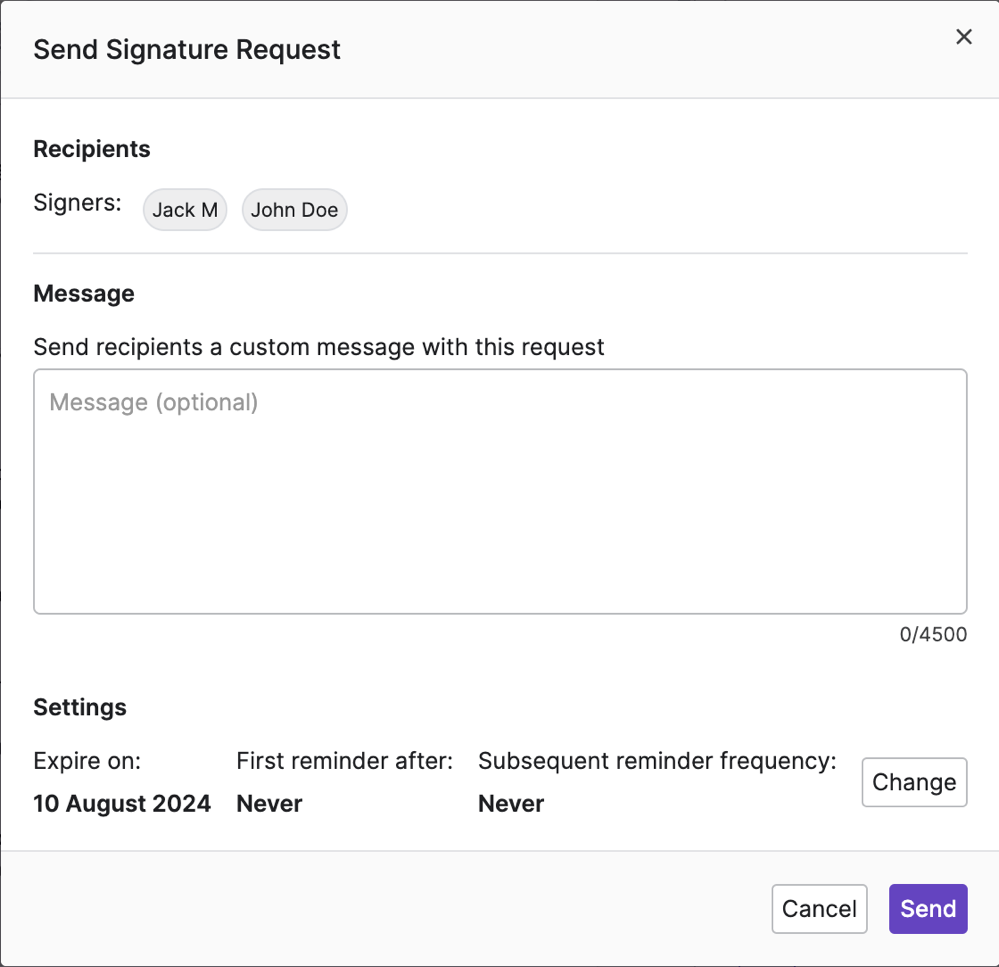 Sending and Managing Signature Requests – Egnyte