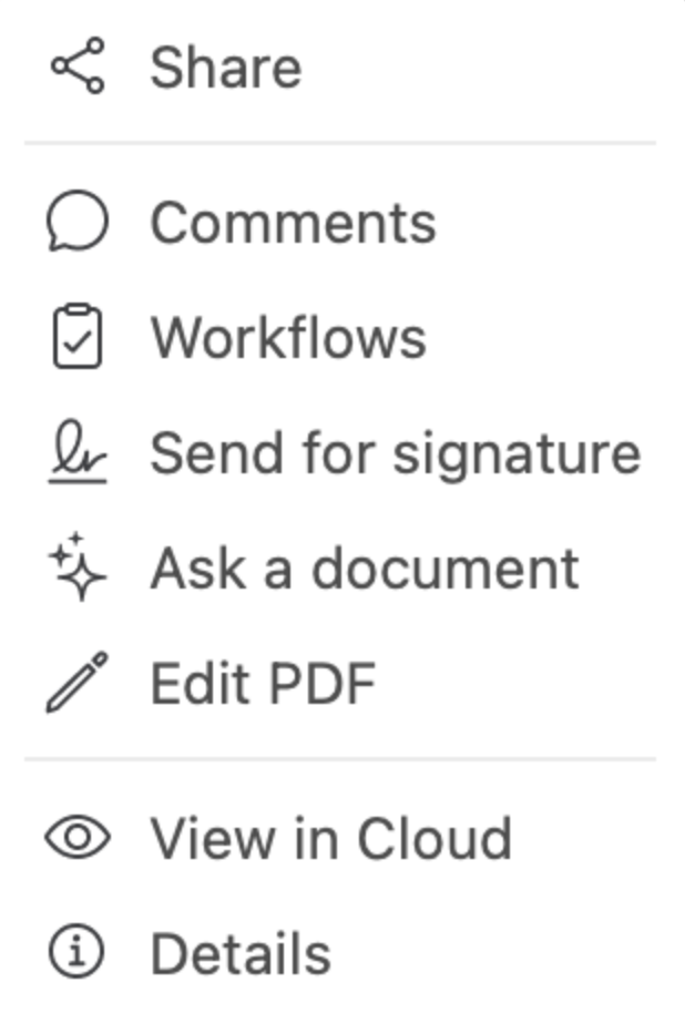 Egnyte Actions In Desktop App Egnyte