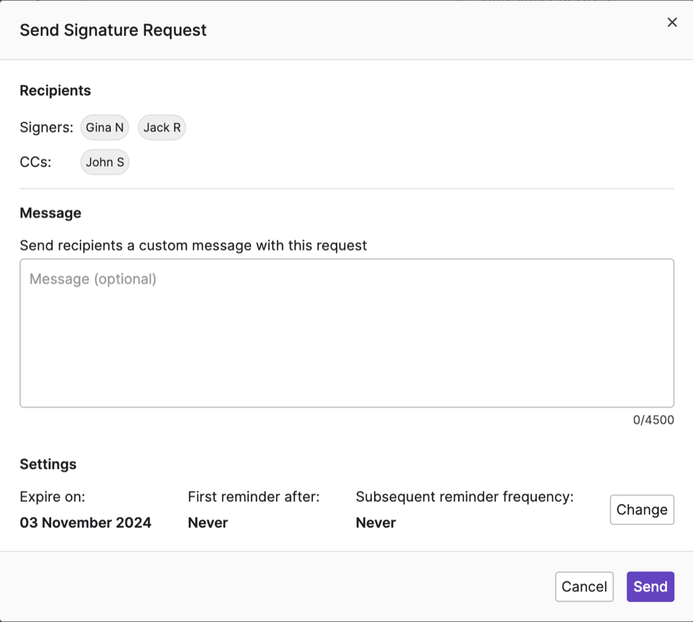 Sending and Managing Signature Requests – Egnyte