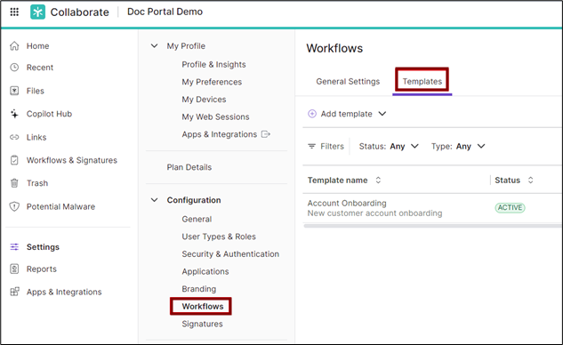 Upload Request Workflows – Egnyte