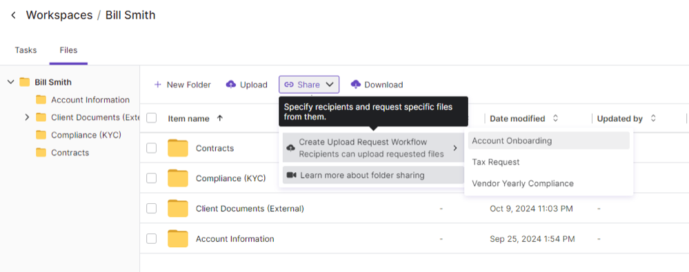 Tasks Management in Document Portal – Egnyte