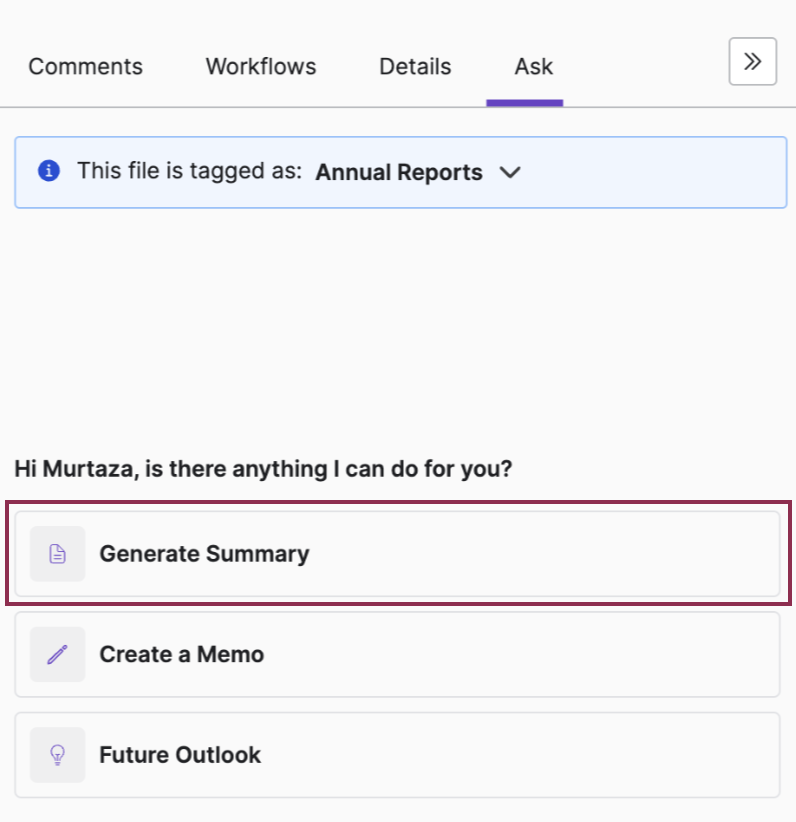 AI-Driven Document Summarization & Document Q&A – Egnyte
