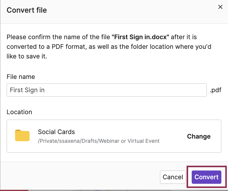 File Conversion – Egnyte