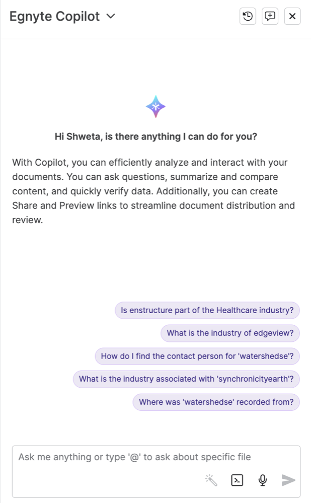 Egnyte Copilot - User Guide – Egnyte