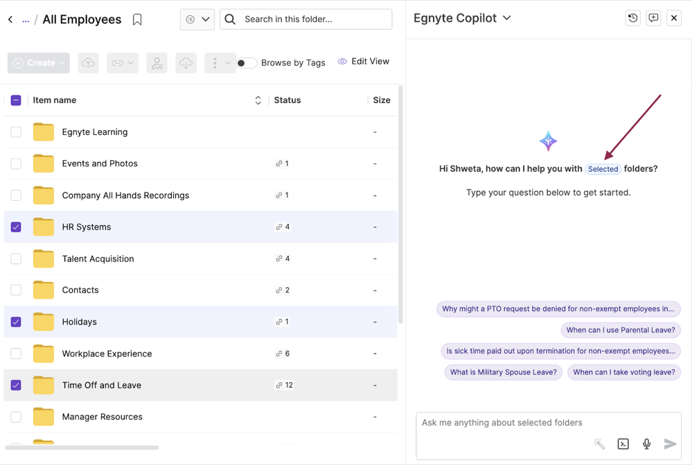 Egnyte Copilot - User Guide – Egnyte