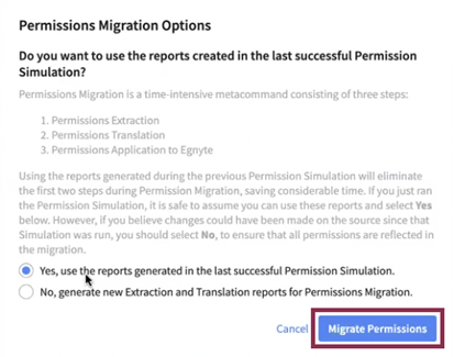 Simulating and Migrating Permissions With Migration App – Egnyte