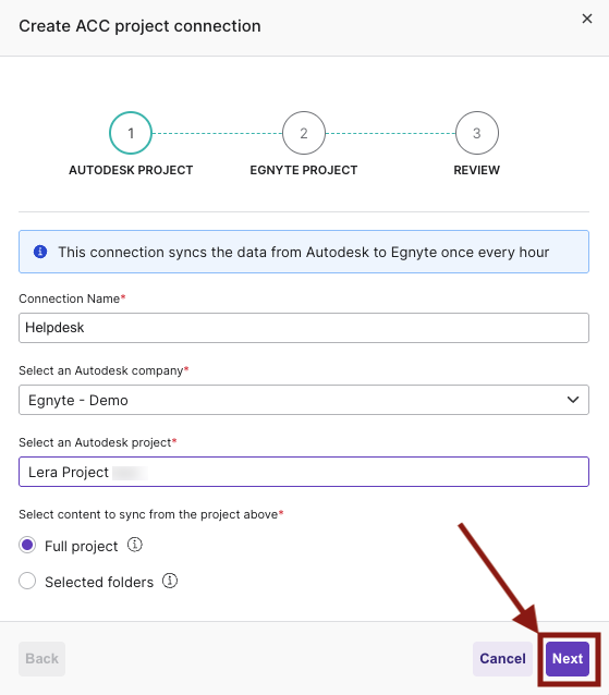 Autodesk Construction Cloud Integration – Egnyte