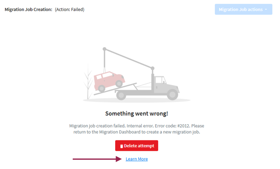 Creating a New Migration Job – Egnyte