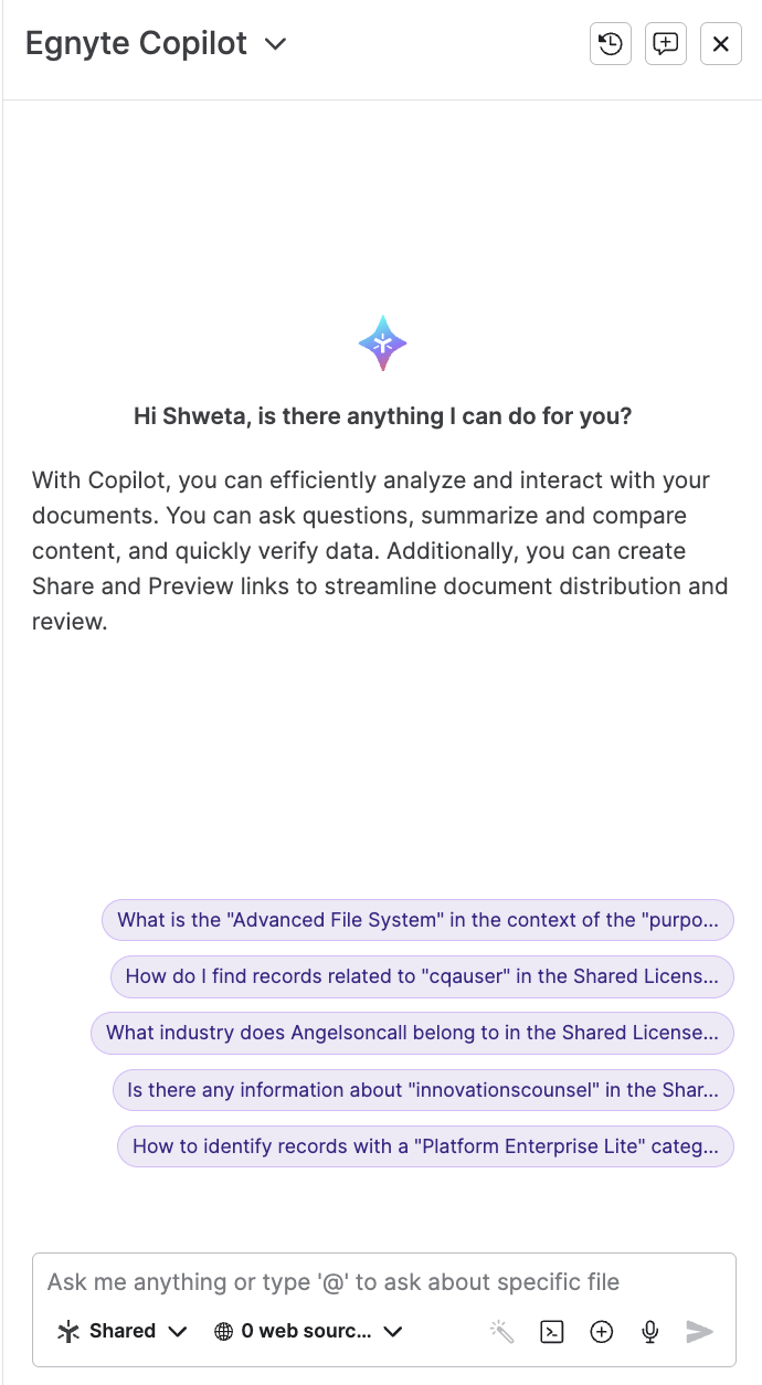Egnyte Copilot - User Guide – Egnyte