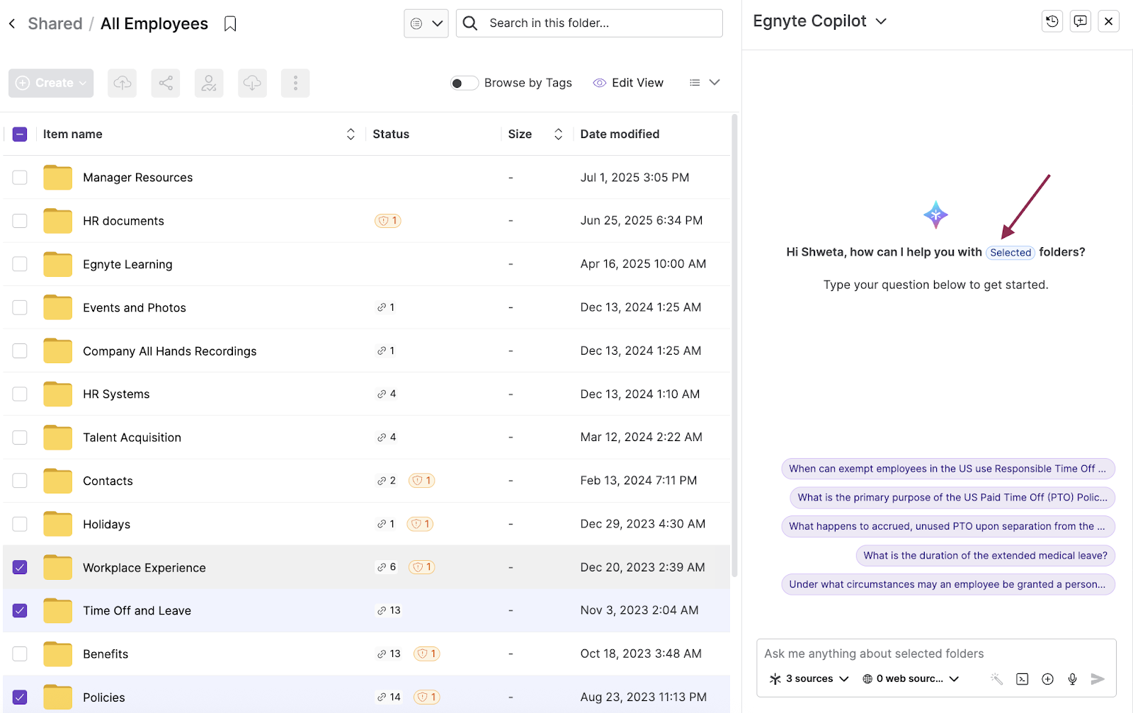 Egnyte Copilot - User Guide – Egnyte