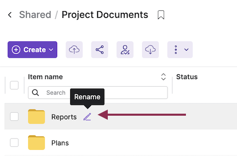 Create a Shared Folder – Egnyte