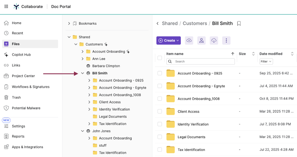 Document Portal Overview and using Document Portal – Egnyte