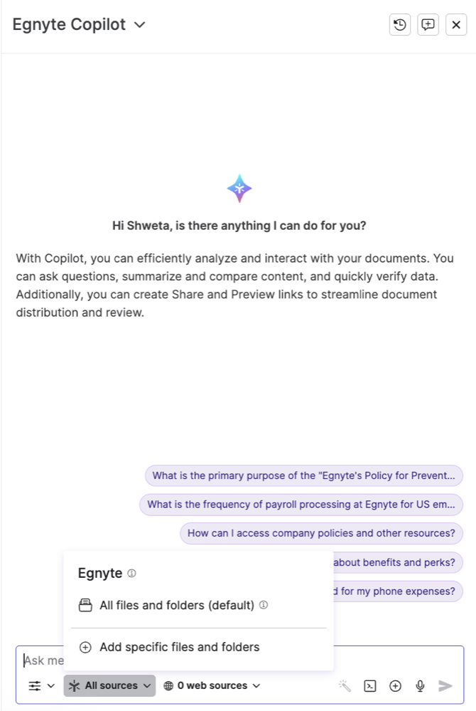 Egnyte Copilot - User Guide – Egnyte