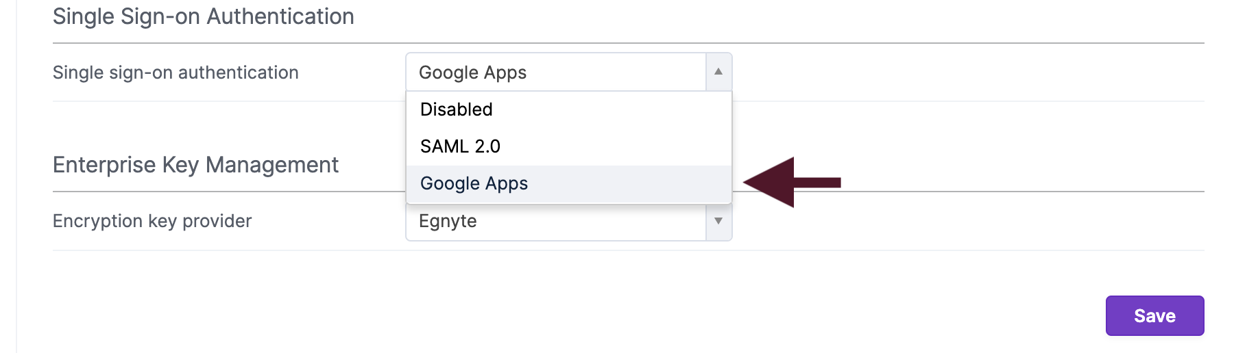 Google SSO Installation Guide – Egnyte