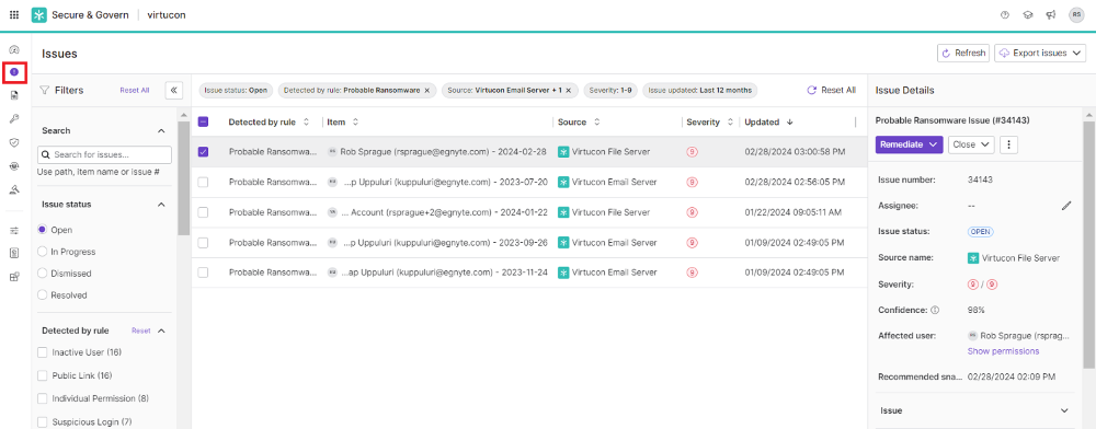 Ransomware Recovery Using Egnyte Secure & Govern – Egnyte
