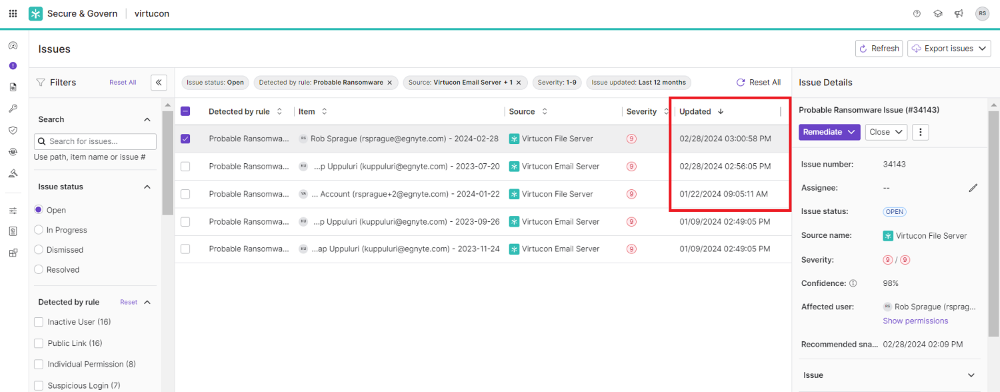 Ransomware Recovery Using Egnyte Secure & Govern – Egnyte