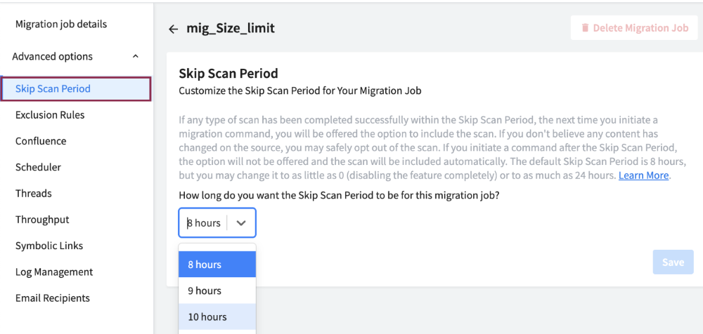 Changing the Skip Scan Period – Egnyte Changing the Skip Scan Period – Egnyte