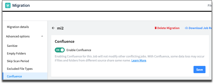 Using Confluence to Resolve Conflicting Jobs in Migration App – Egnyte